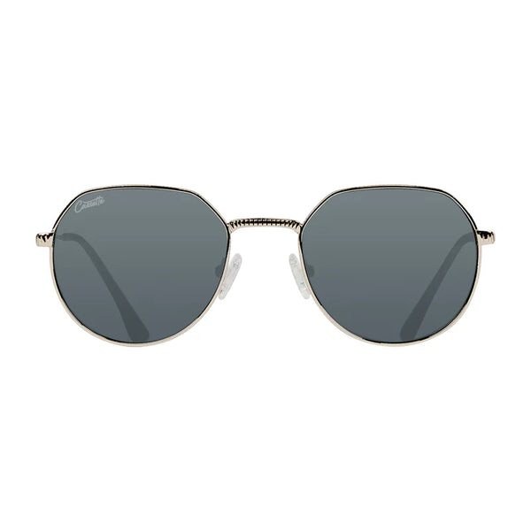 Cassette Optics Melody Sunglasses - Silver / Dark Tort / Smoke Lens ...